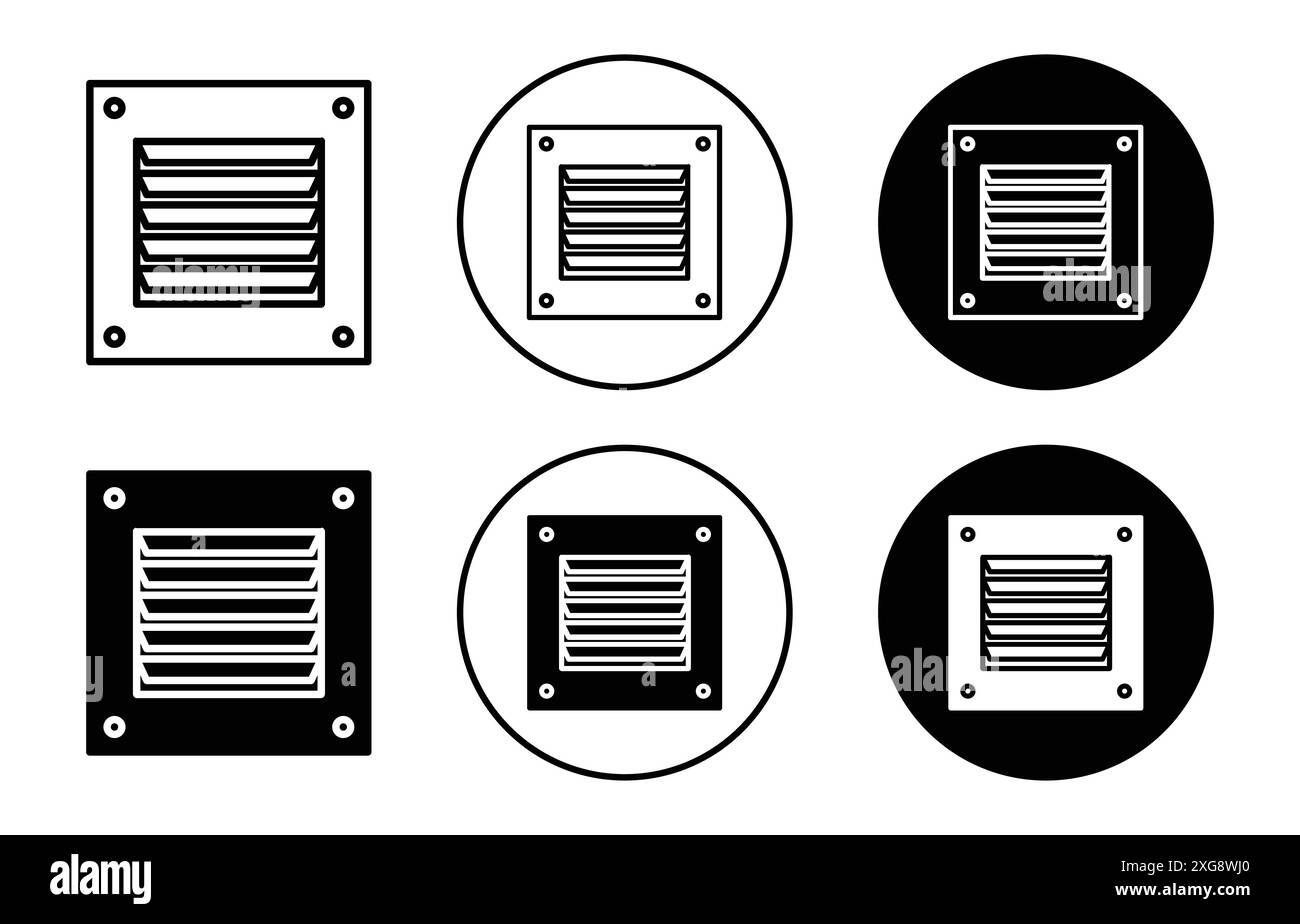 Air exhauster icon vector logo set collection for web app ui Stock Vector Image & Art - Alamy