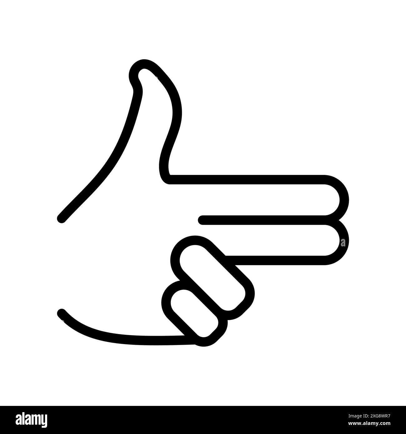 Bang bang gesture vector logo set collection for web app ui Stock ...