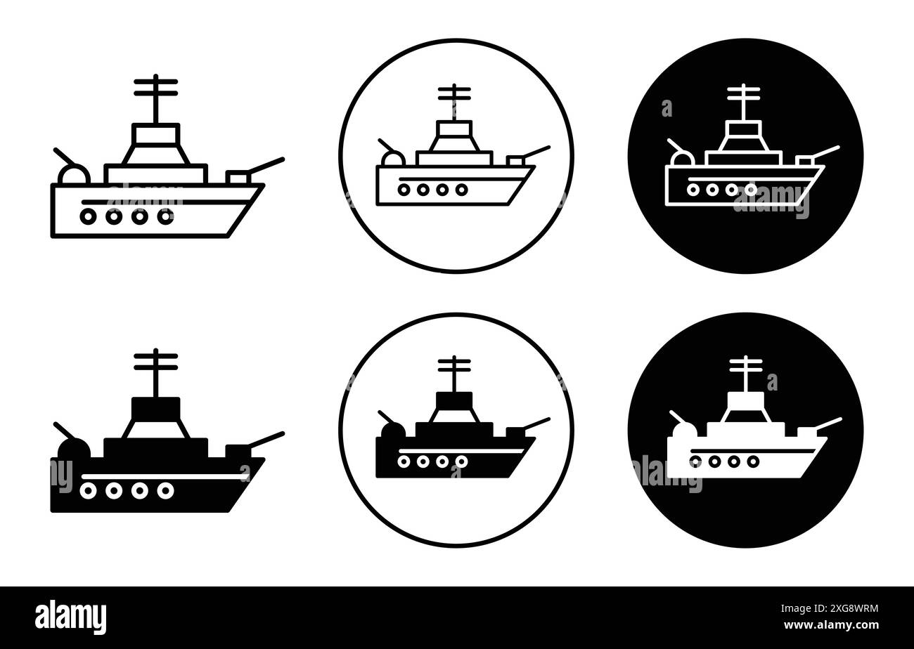 Armed boat attack Stock Vector Images - Alamy