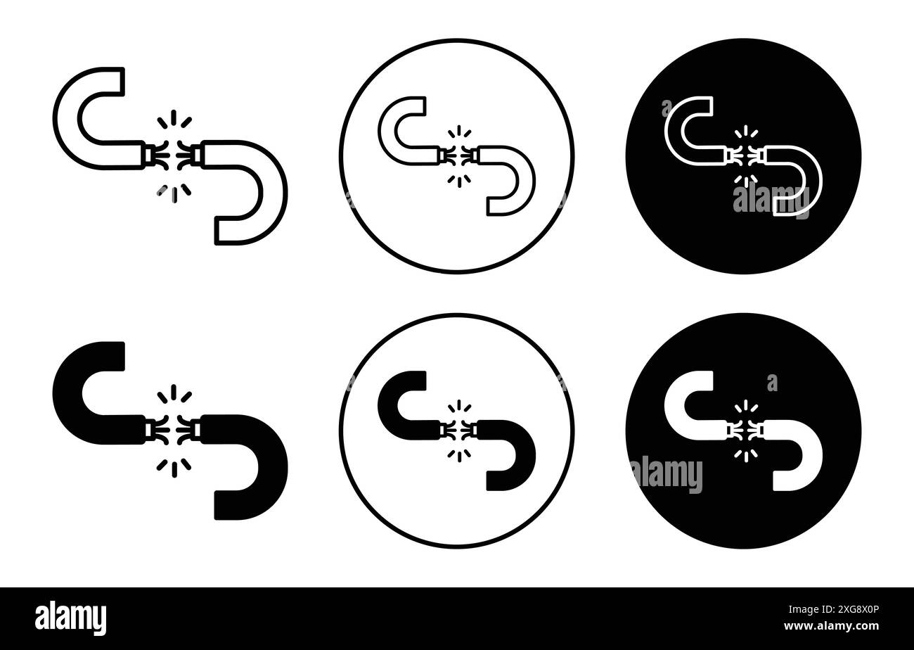 Broken Wire Icon icon vector logo set collection for web app ui Stock Vector Image & Art - Alamy