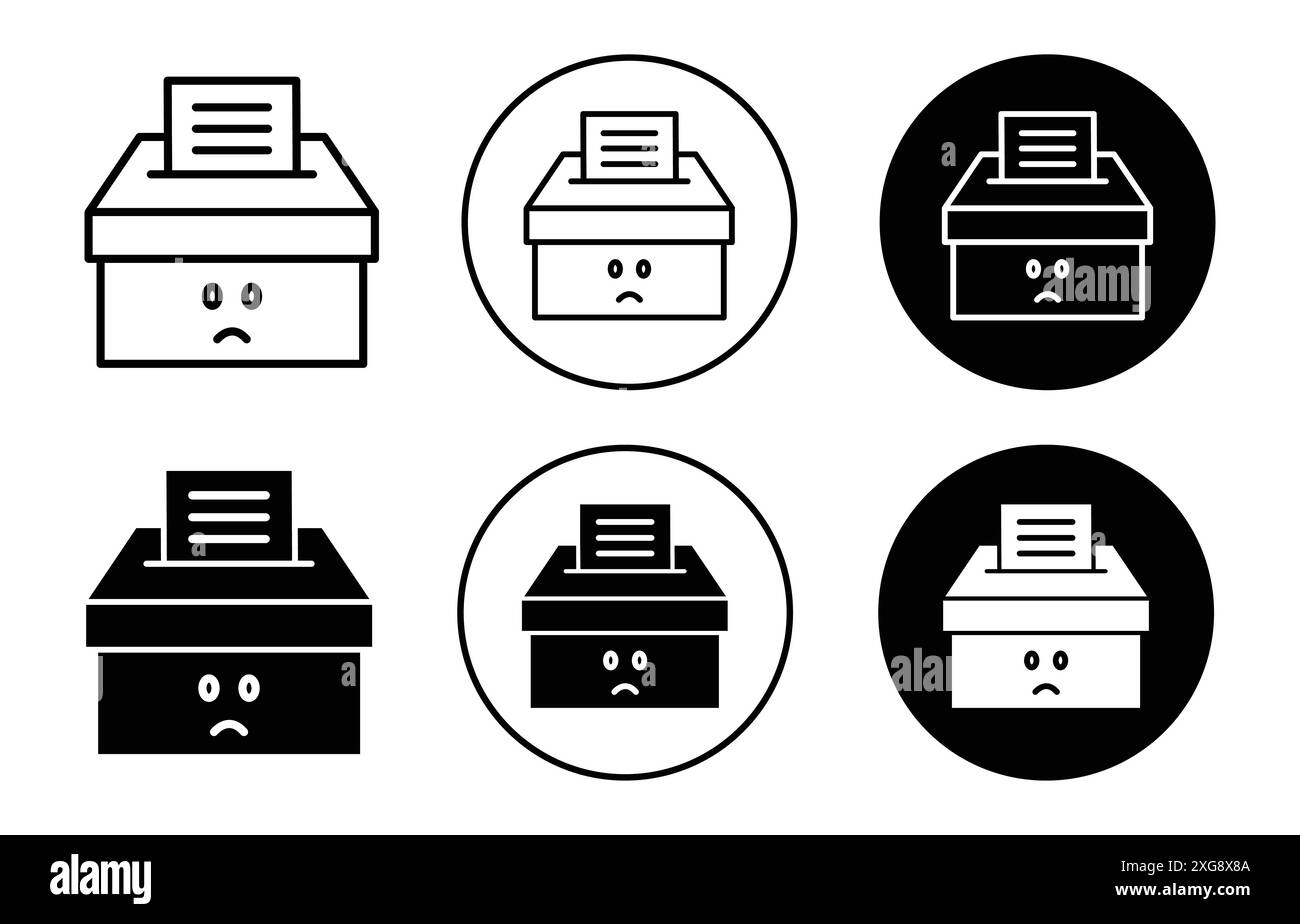 Complaint box icon vector logo set collection for web app ui Stock Vector Image & Art - Alamy