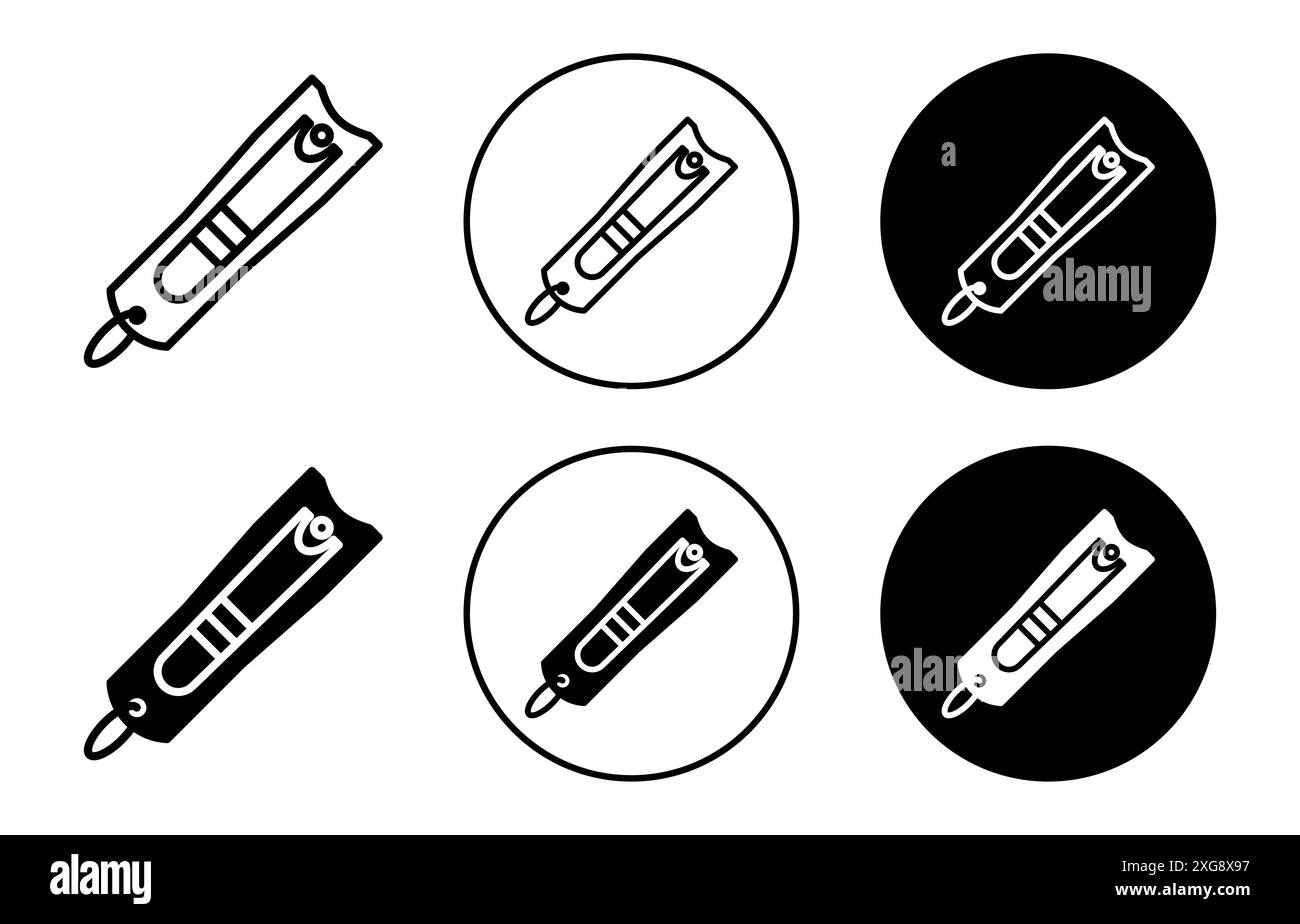 Clippers icon vector logo set collection for web app ui Stock Vector ...