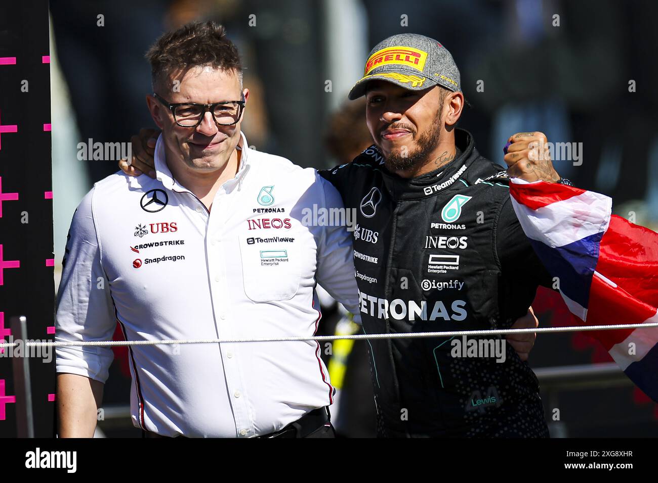 HAMILTON Lewis (gbr), Mercedes AMG F1 Team W15, portraitPeter 'Bono ...