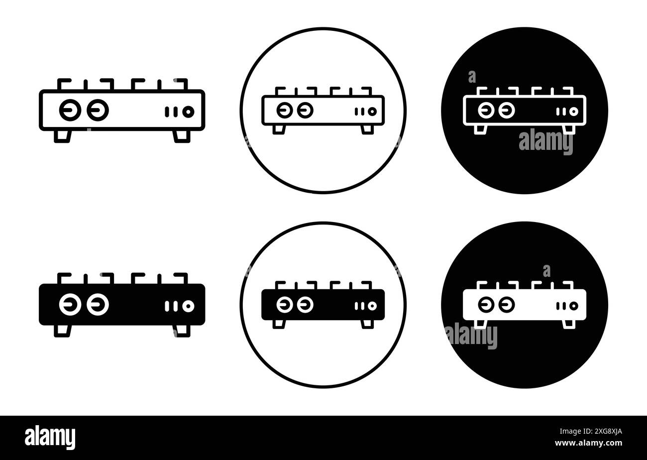 Cooking gas icon vector logo set collection for web app ui Stock Vector Image & Art - Alamy