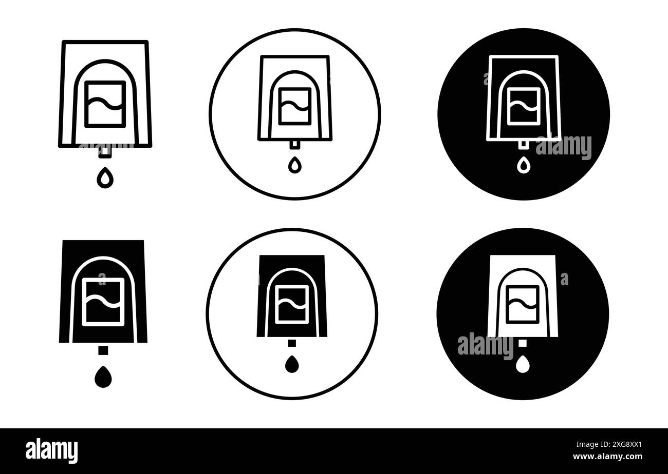 Electrical soap box icon vector logo set collection for web app ui Stock Vector Image & Art - Alamy