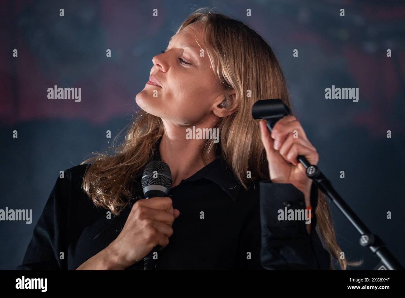 Roskilde, Denmark. 05th, July 2024. The Danish singer and musician ML ...