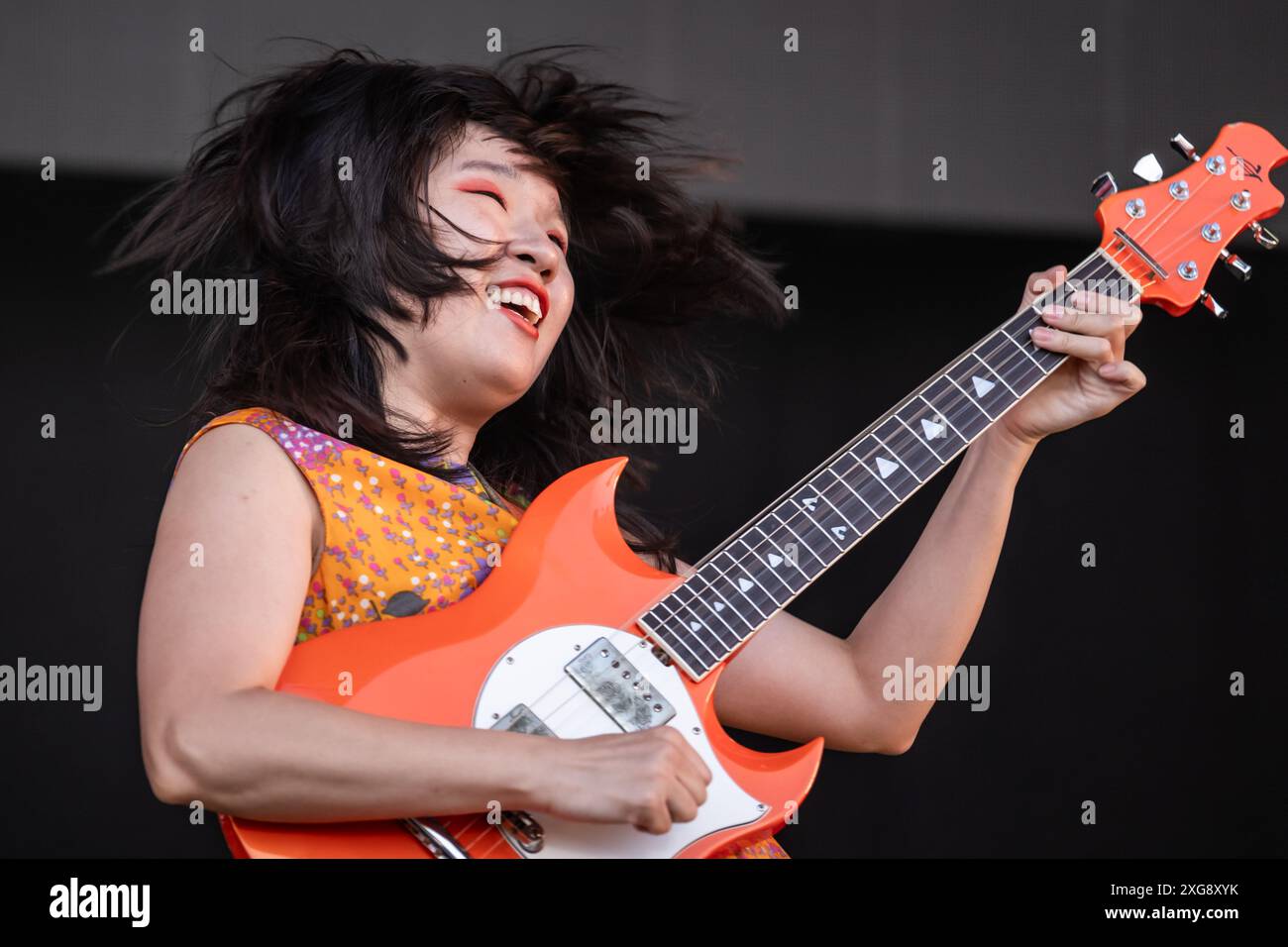 Roskilde, Denmark. 05th, July 2024. The Japanese punk rock band Otoboke ...