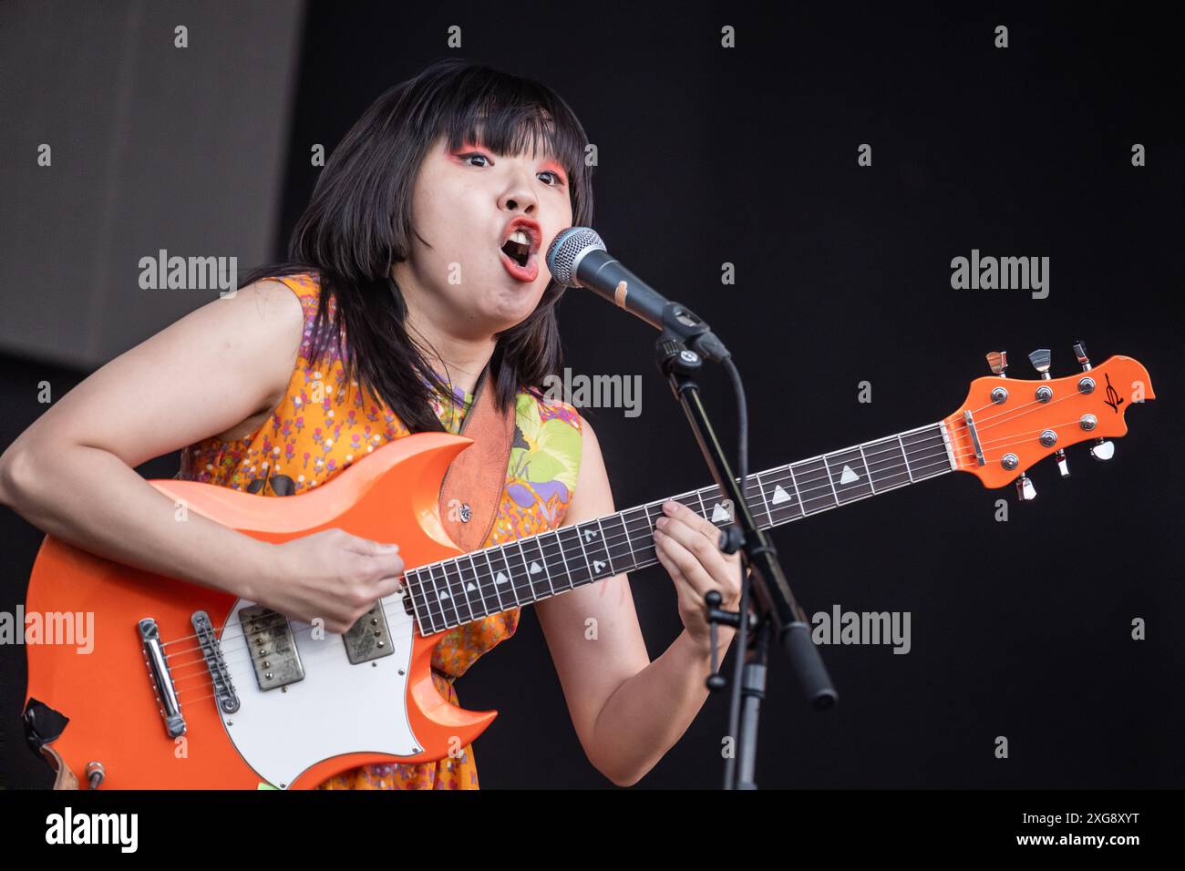Roskilde, Denmark. 05th, July 2024. The Japanese punk rock band Otoboke ...