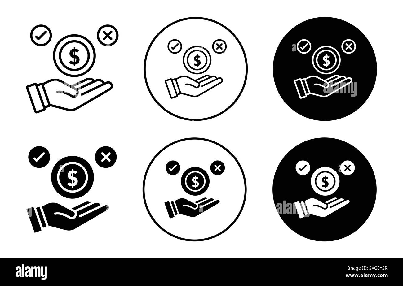 Ethical investment icon vector logo set collection for web app ui Stock Vector Image & Art - Alamy