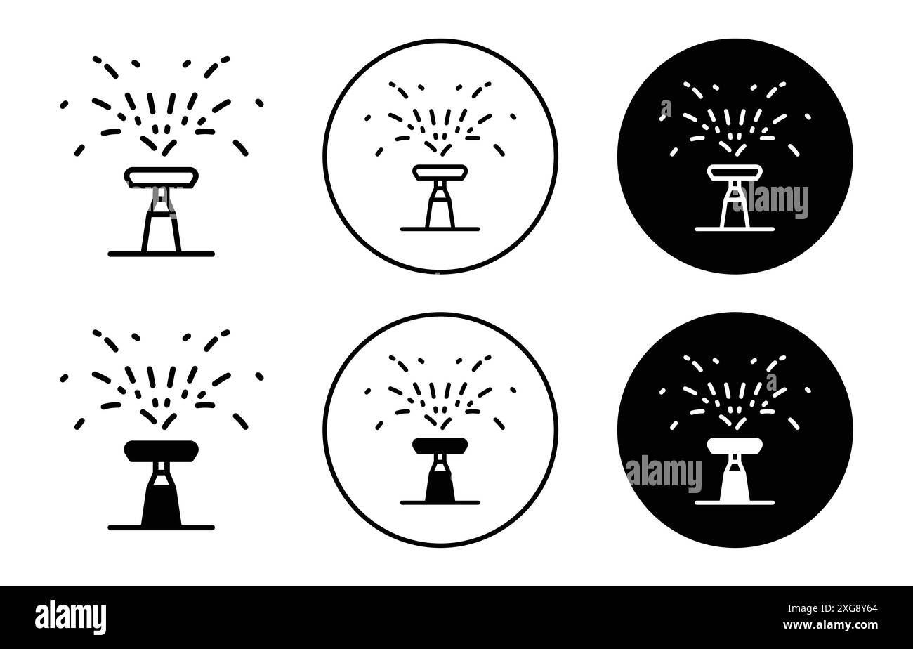 Irrigation icon vector logo set collection for web app ui Stock Vector ...