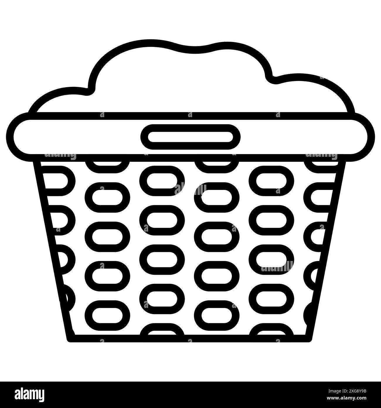 laundry hamper vector logo set collection for web app ui Stock Vector ...