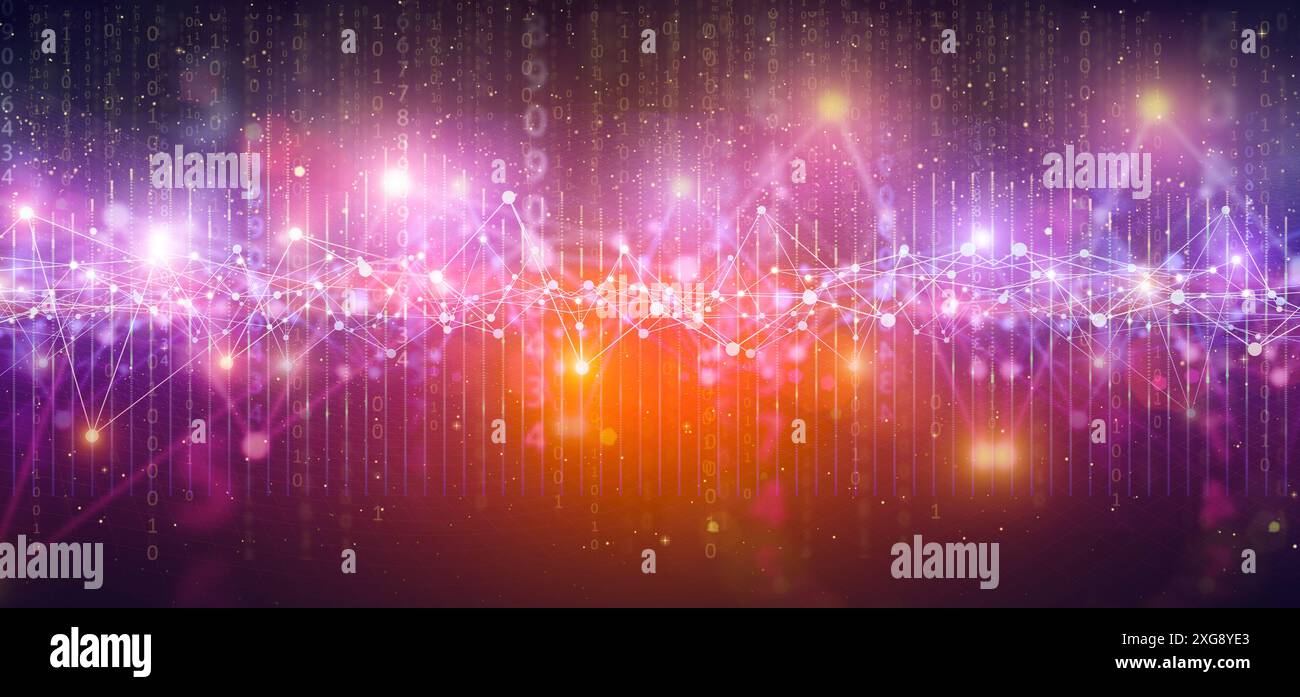 Data technology digital background. Technology connection abstract global network. . High ...