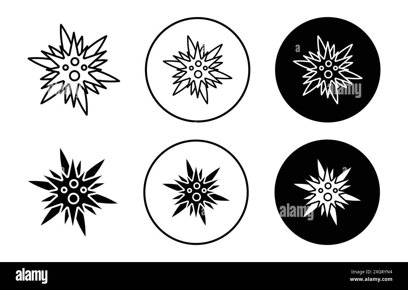 Set ocean life thin Stock Vector Images - Alamy