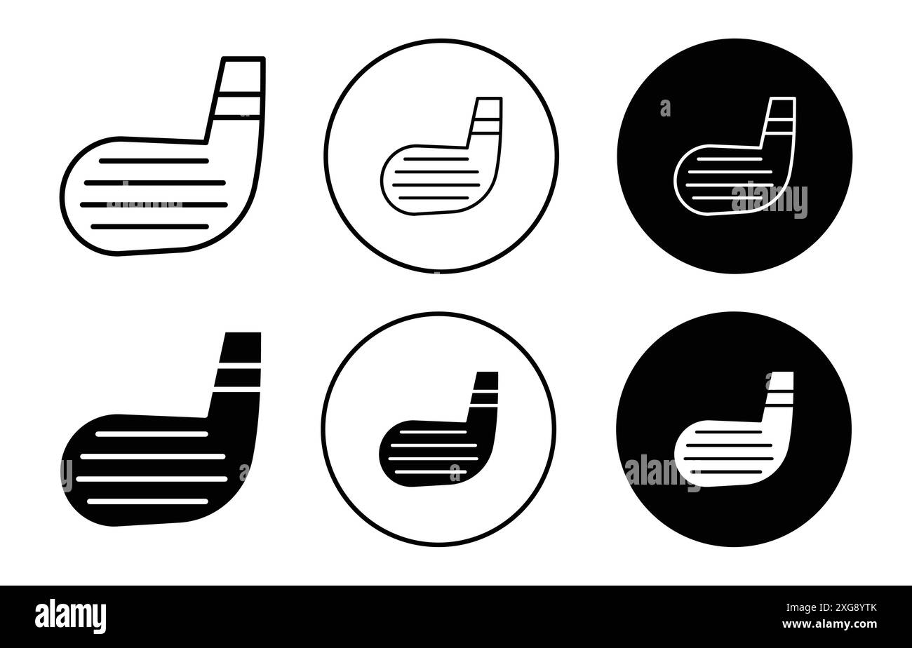 Putter icon vector logo set collection for web app ui Stock Vector ...