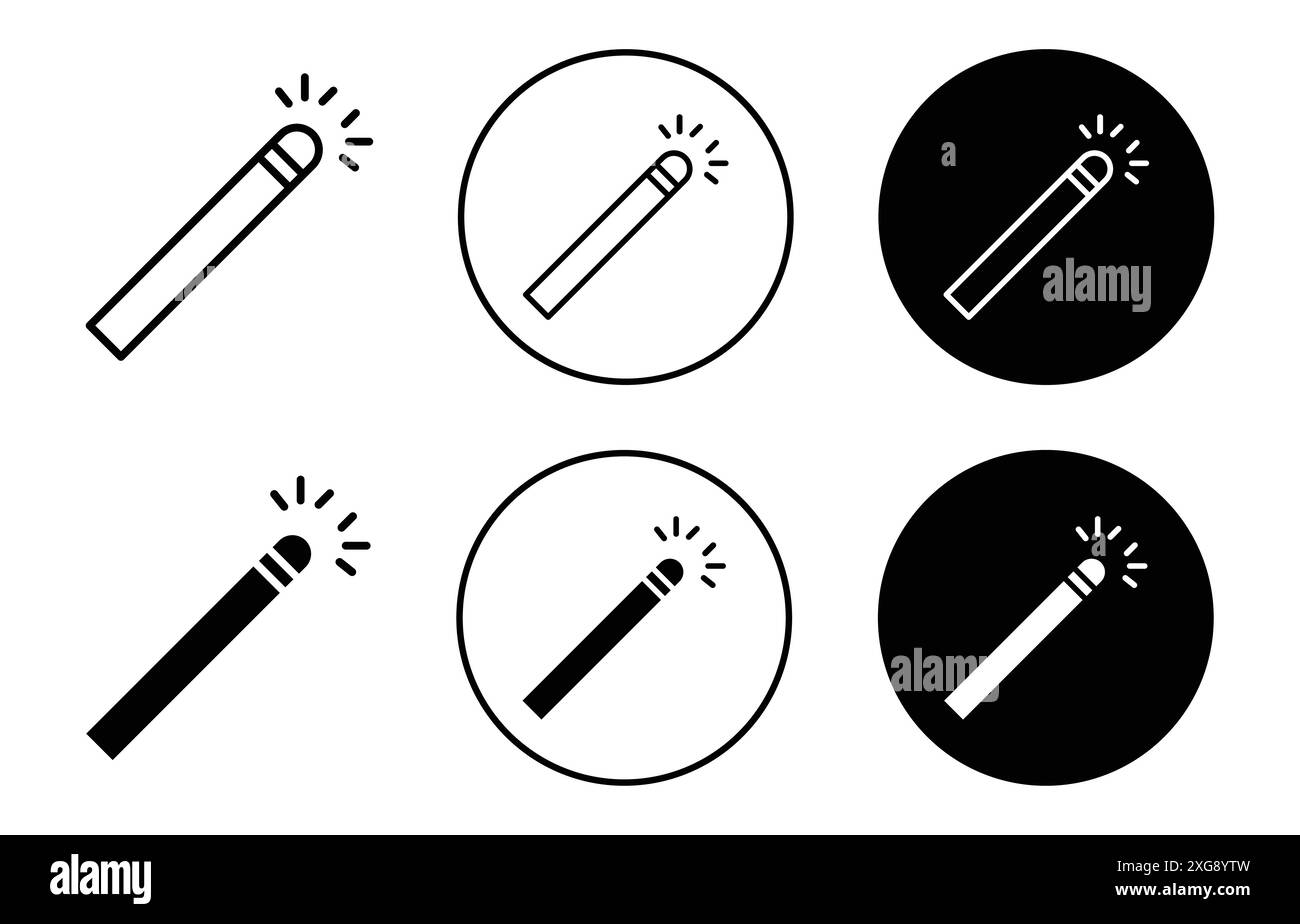 Retouch icon vector logo set collection for web app ui Stock Vector ...