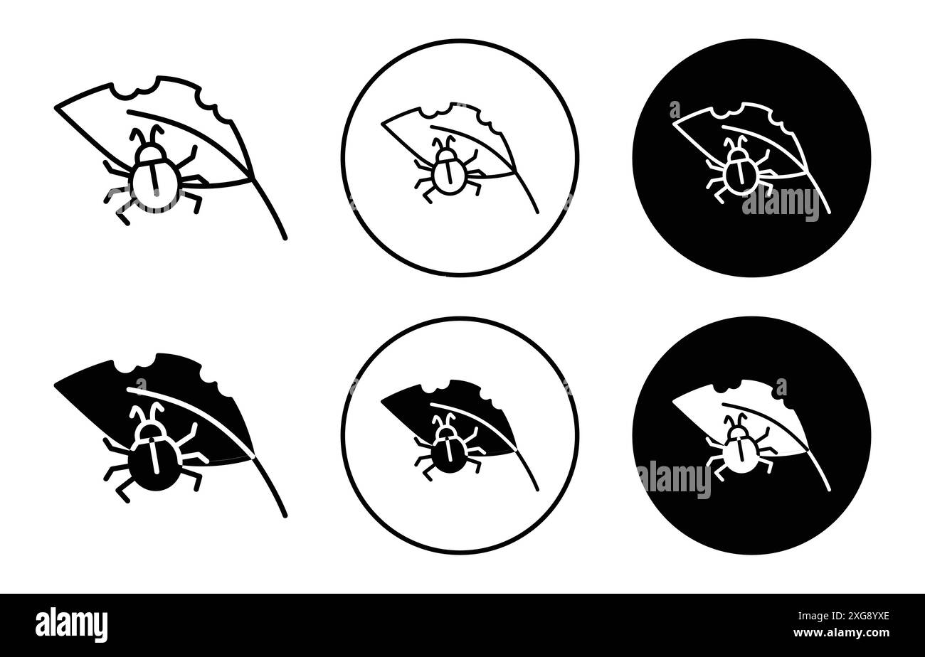 plant pests icon vector logo set collection for web app ui Stock Vector Image & Art - Alamy