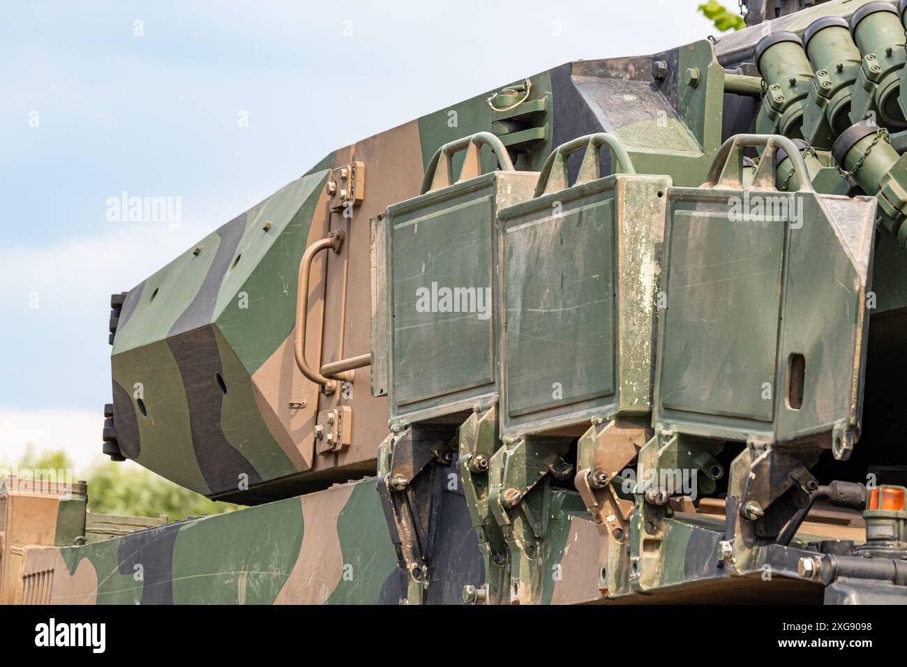 July 7, 2024 Krasnik Poland. Presentation of military vehicles Stock ...