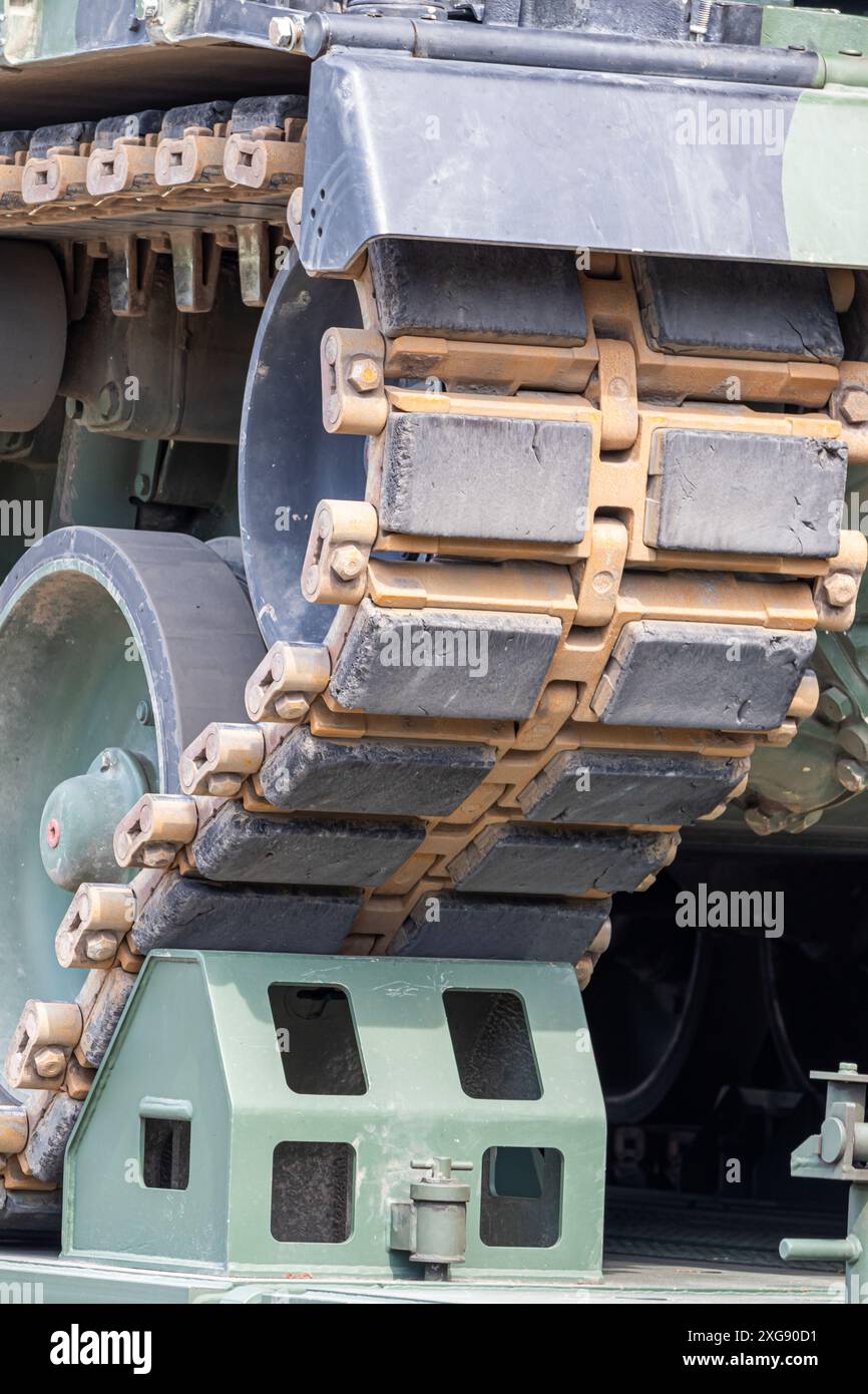 July 7, 2024 Krasnik Poland. Presentation of military vehicles Stock ...