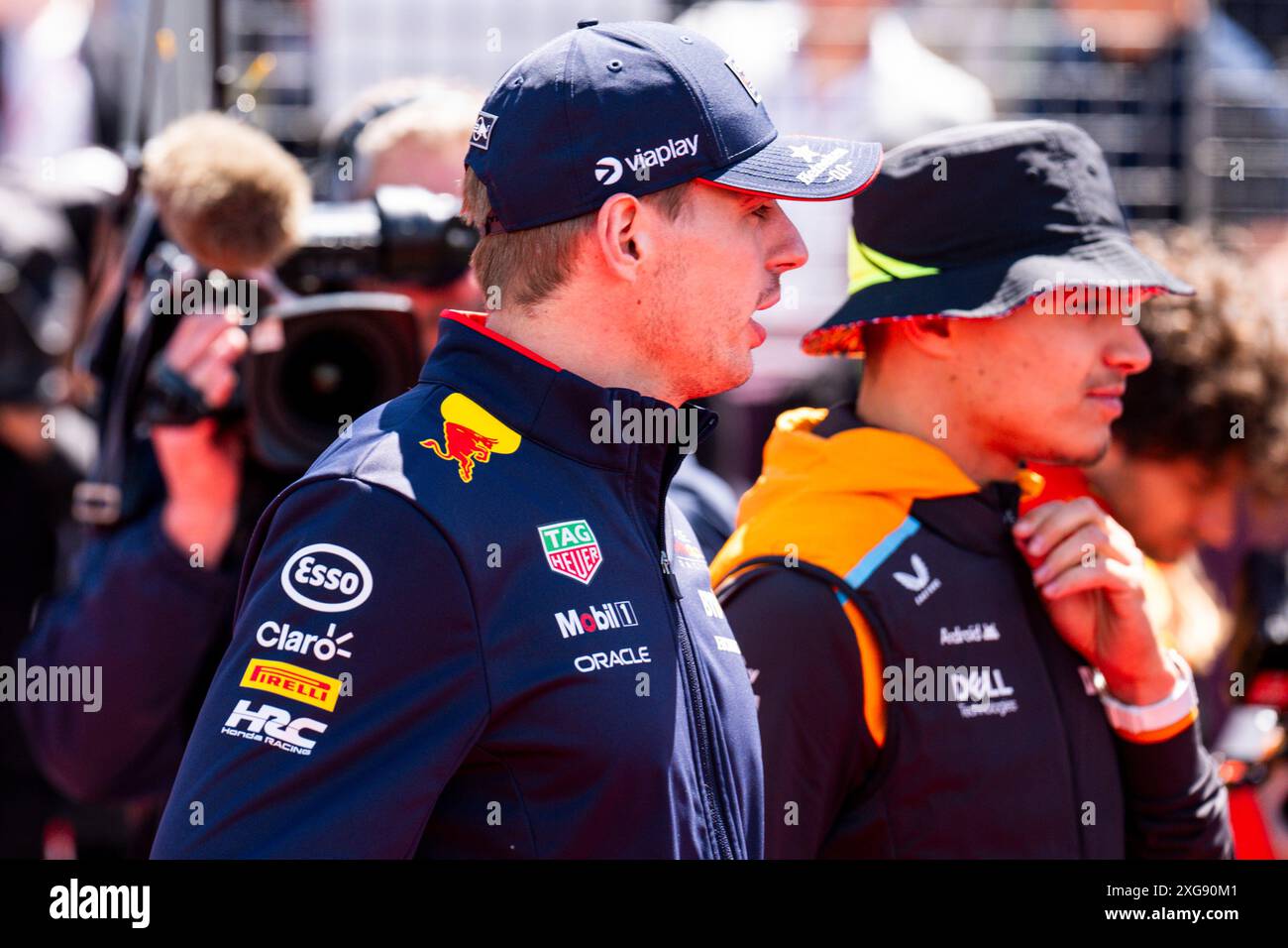 Silverstone, UK. 07th July, 2024. Max Verstappen (NED) - Oracle Red ...