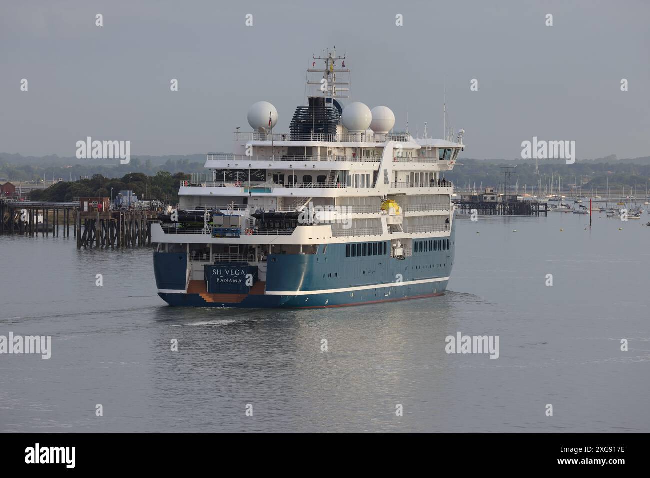 The Panama registered Swan Hellenic passenger cruise ship SH VEGA ...