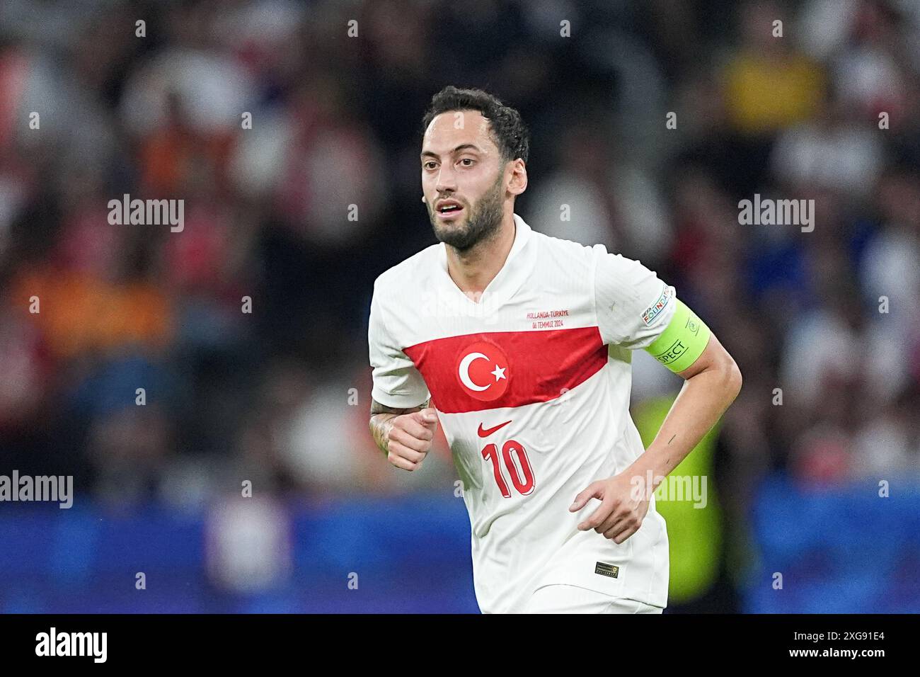 Berlin, Germany. 06th July, 2024. Hakan Calhanoglu of Turkiye seen in ...
