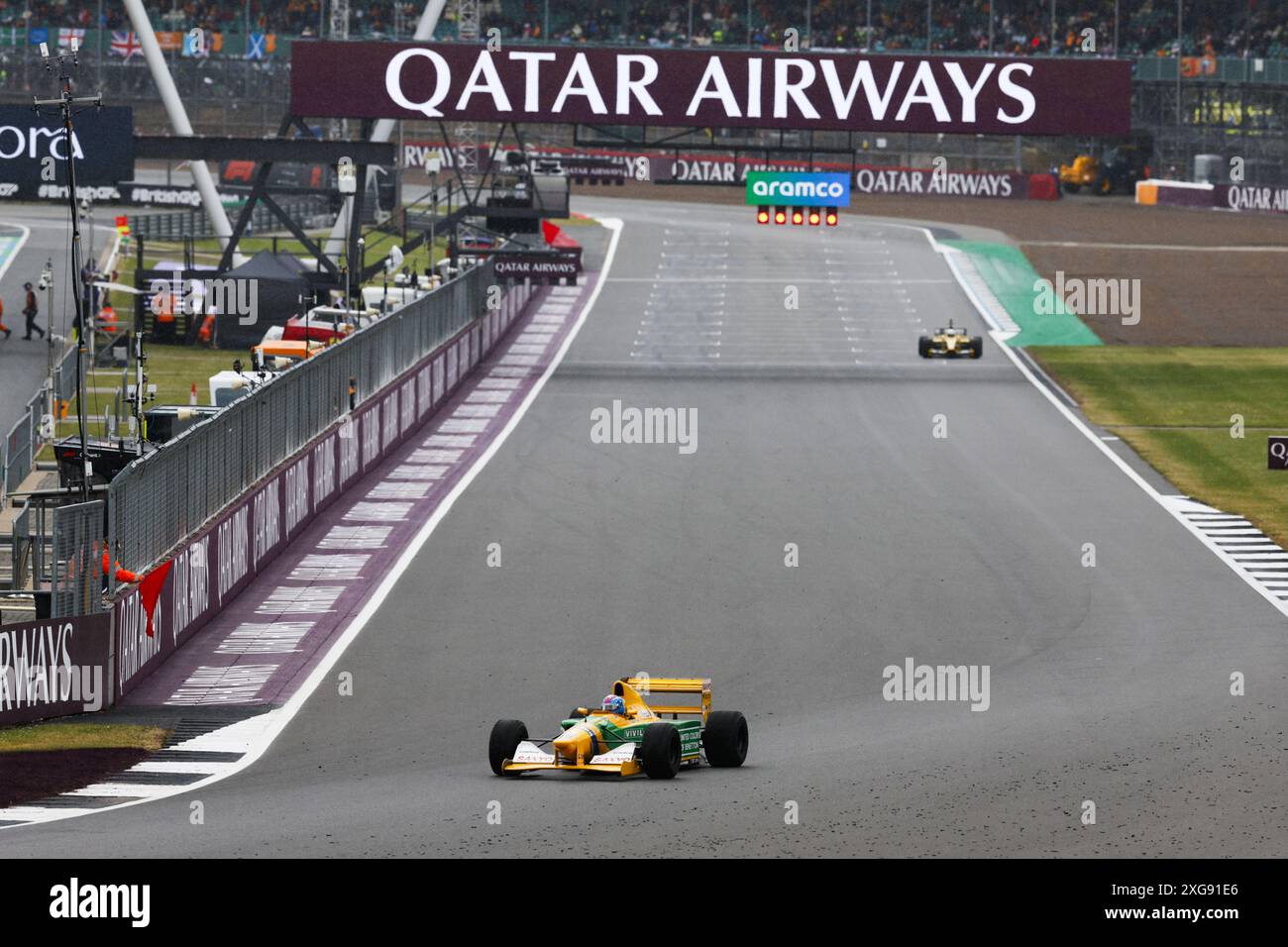 historical F1 on track during Race Day, on day 4, sunday july 7, 2024 ...