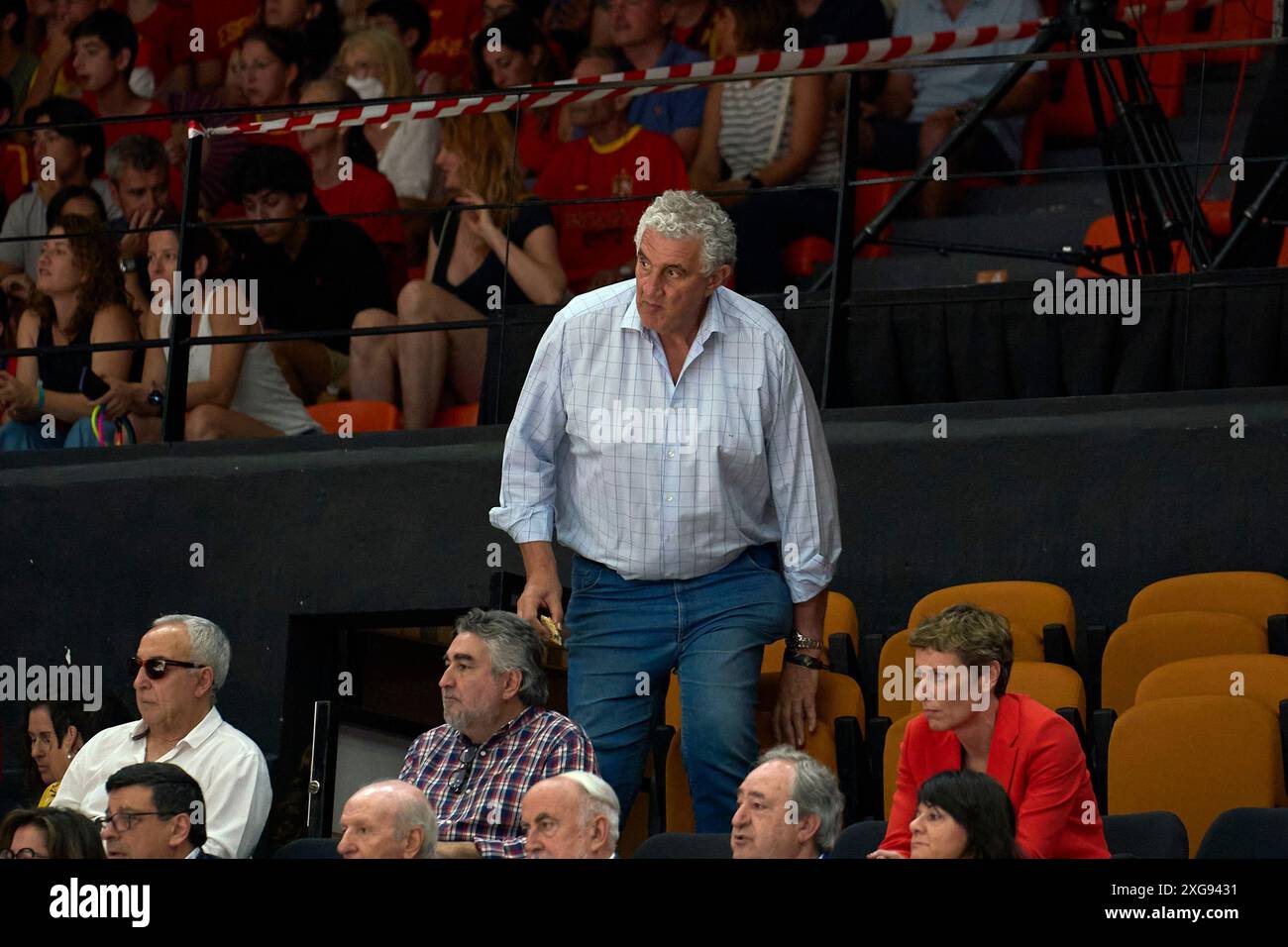 Fernando Romai seen in action during the game between Spain and Bahamas ...
