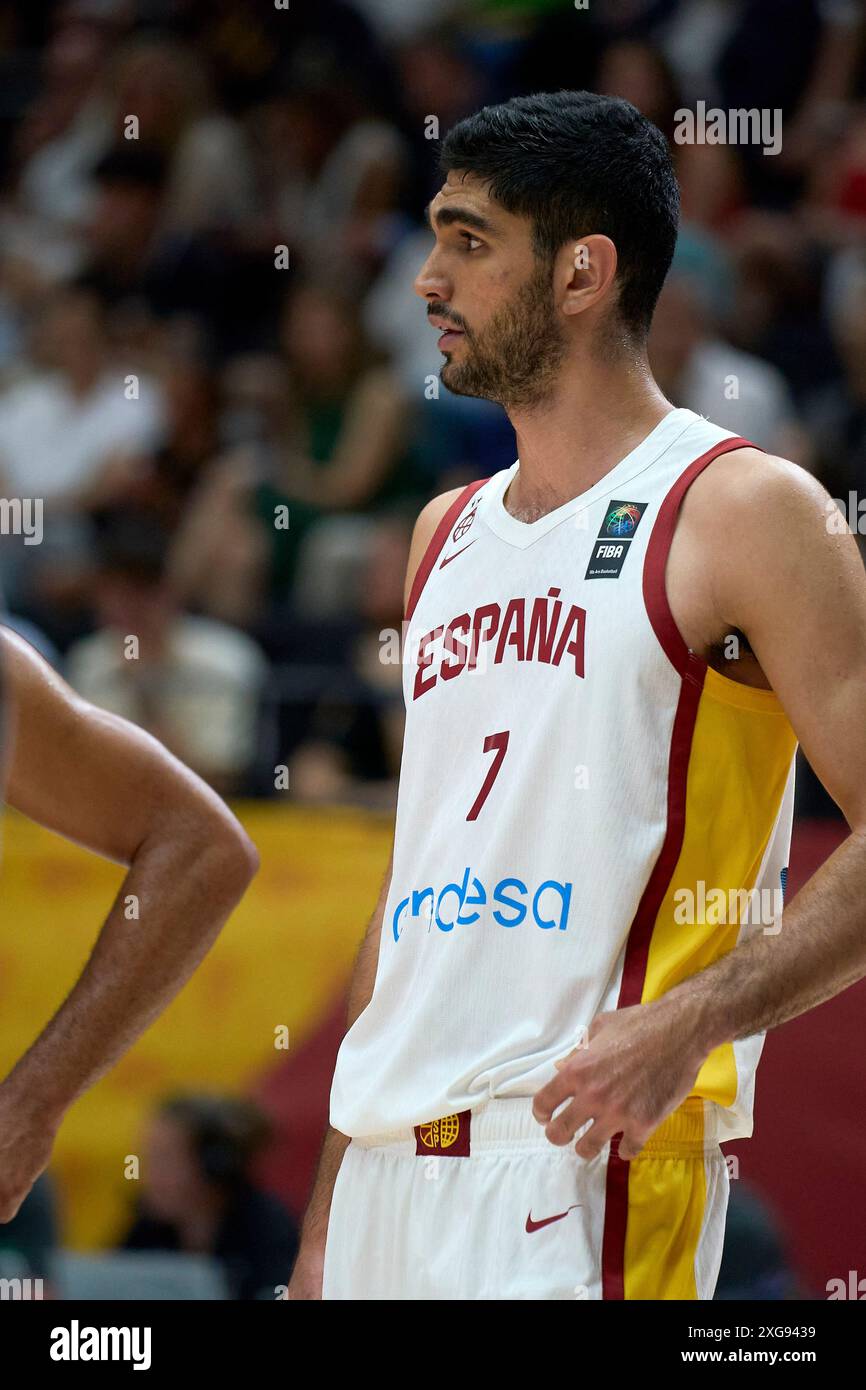 Santiago Aldama from Spain team seen in action during the game between ...
