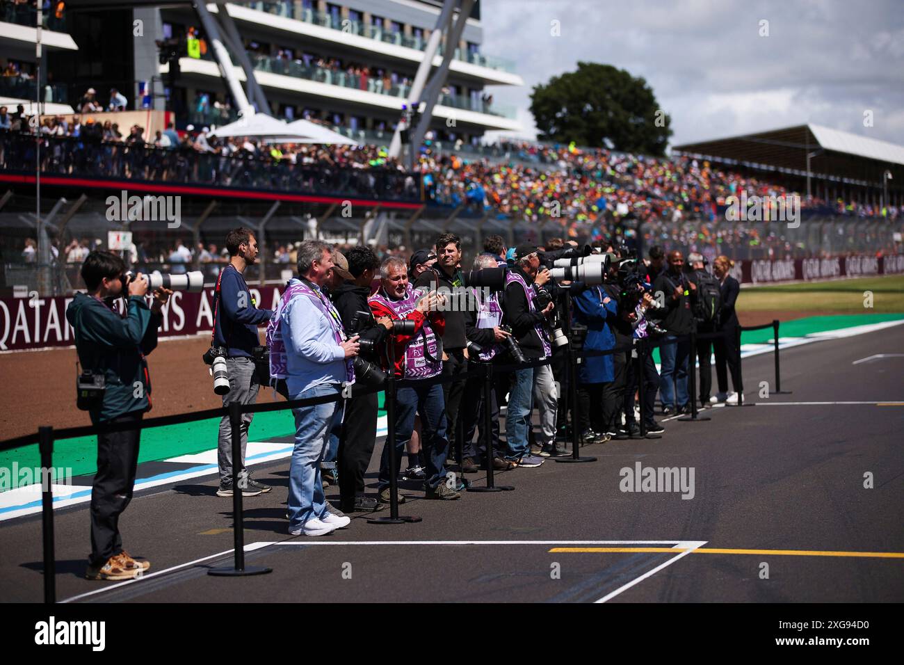 Silverstone, Great Britain. 7th July, 2024. Photographers, F1 Grand ...