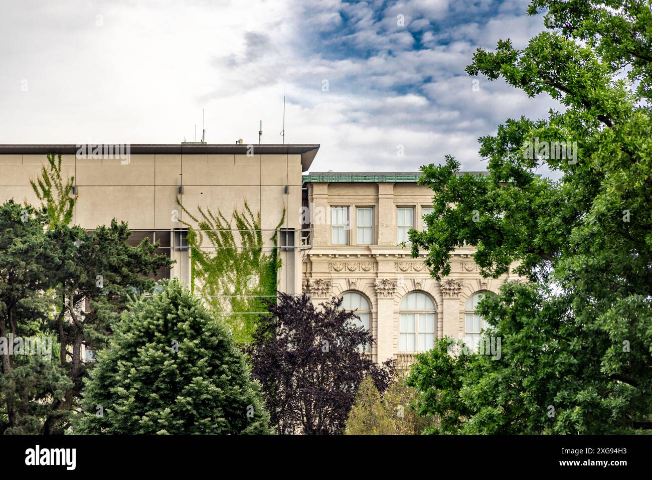 Two different structures hi-res stock photography and images - Alamy