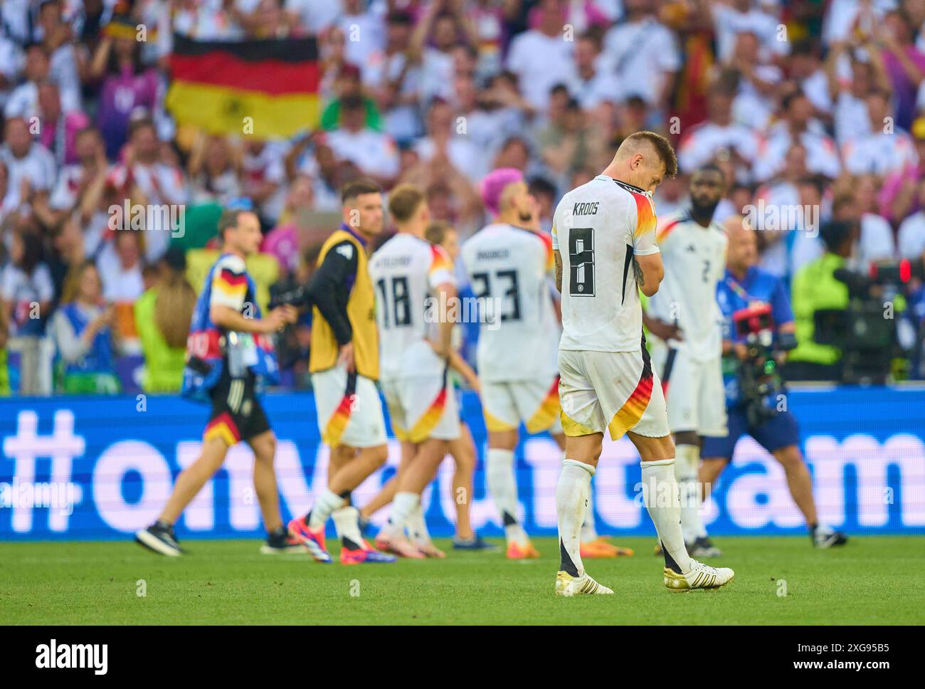 Toni Kroos, DFB 8 after the quarter final match GERMANY, Spain. , . on ...
