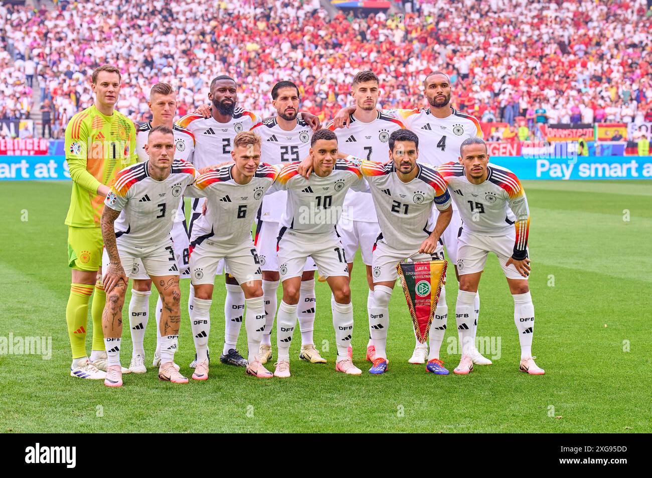 Stuttgart, Germany. 05th July, 2024. Teamfoto: Manuel NEUER, DFB 1 ...
