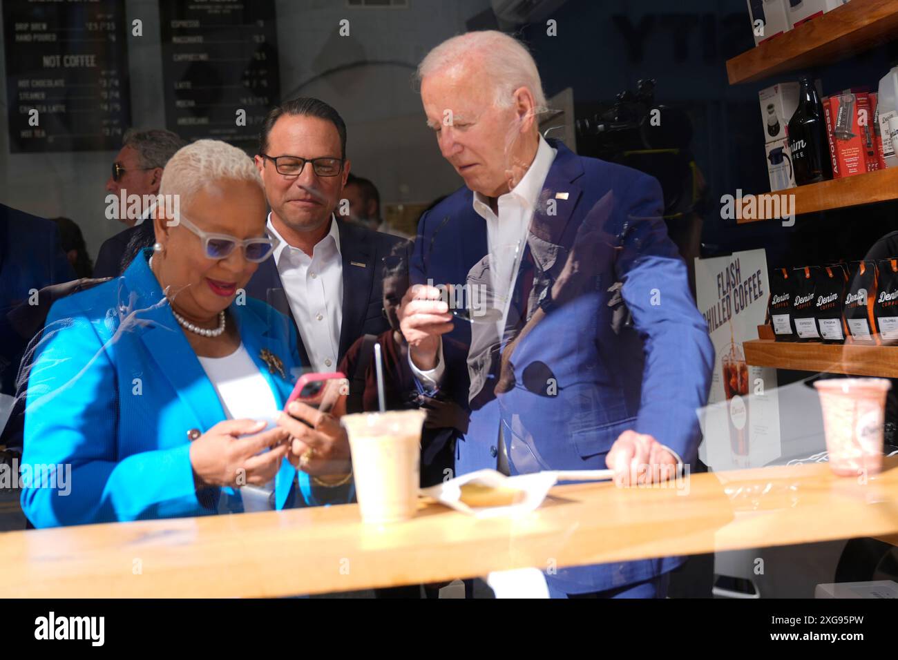 Harrisburg, Pa. Mayor Wanda Williams, from left, Pennsylvania Gov. Josh ...