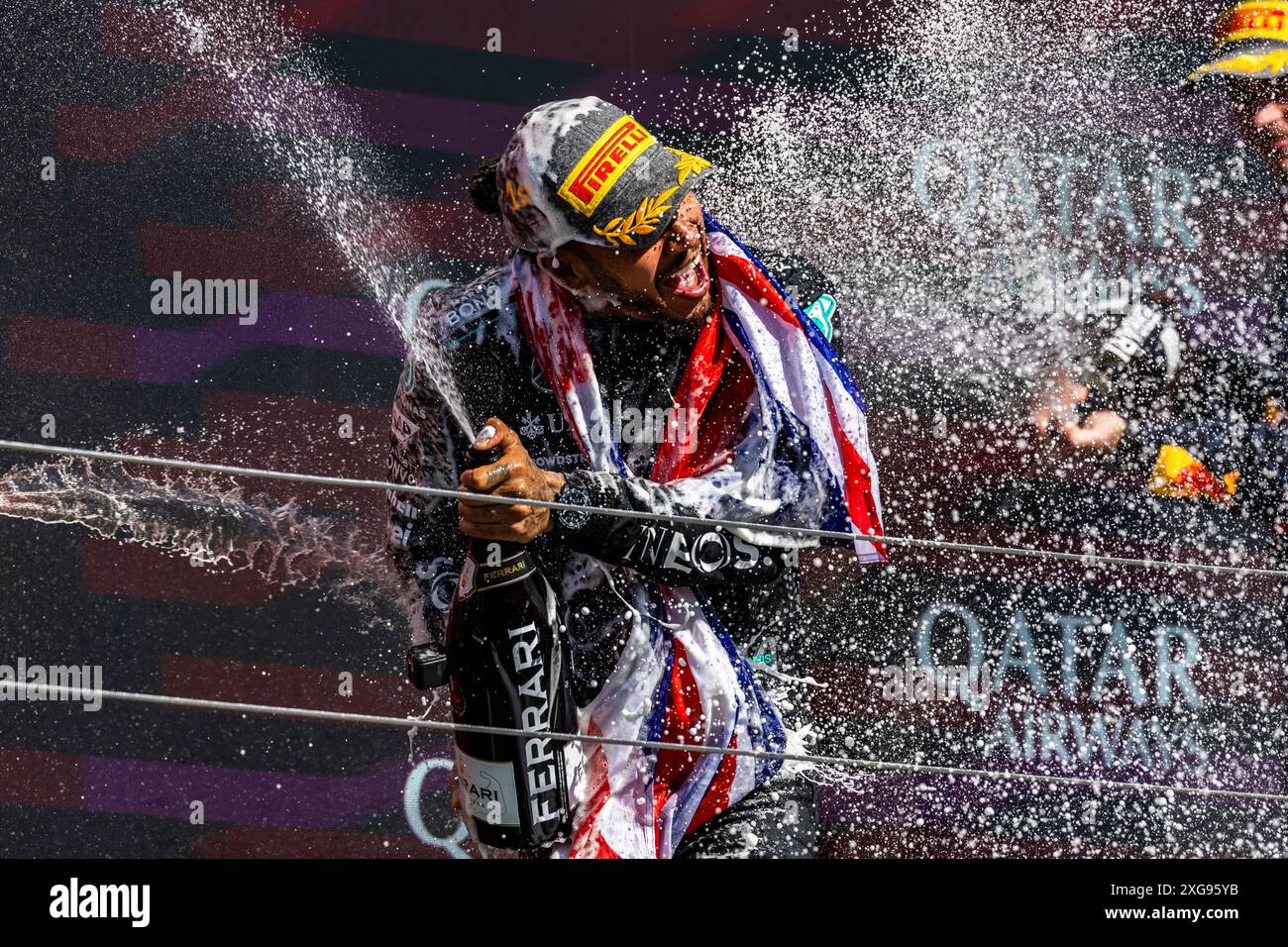 Silverstone, UK. 07th July, 2024. Lewis Hamilton (GBR) - Mercedes-AMG ...