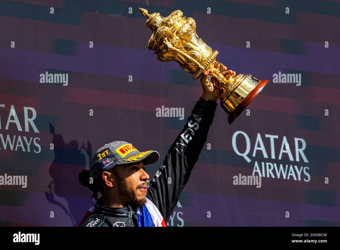 Silverstone, UK. 07th July, 2024. Lewis Hamilton (GBR) - Mercedes-AMG ...