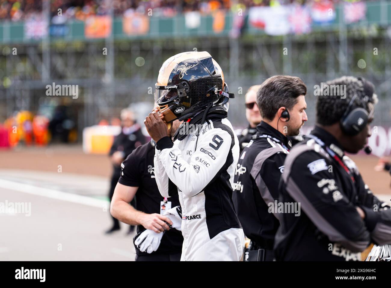 Silverstone, UK. 07th July, 2024. Brad Pitt (USA) Actor filming F1 ...