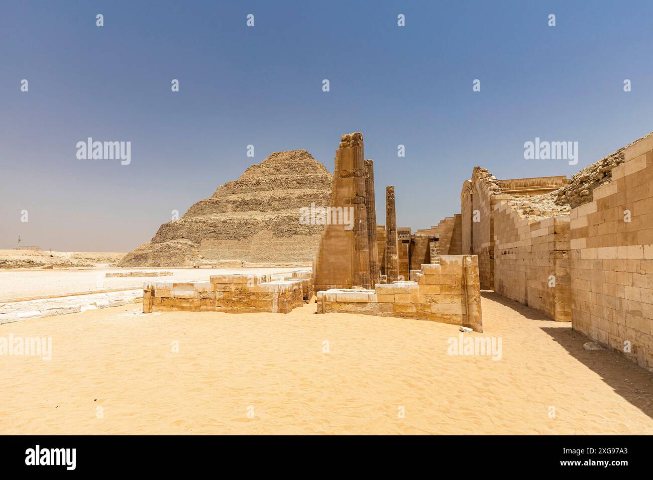 Saqqara(Saqqarah, Sakkara), Step Pyramid of Djoser(Djeser, Zoser ...