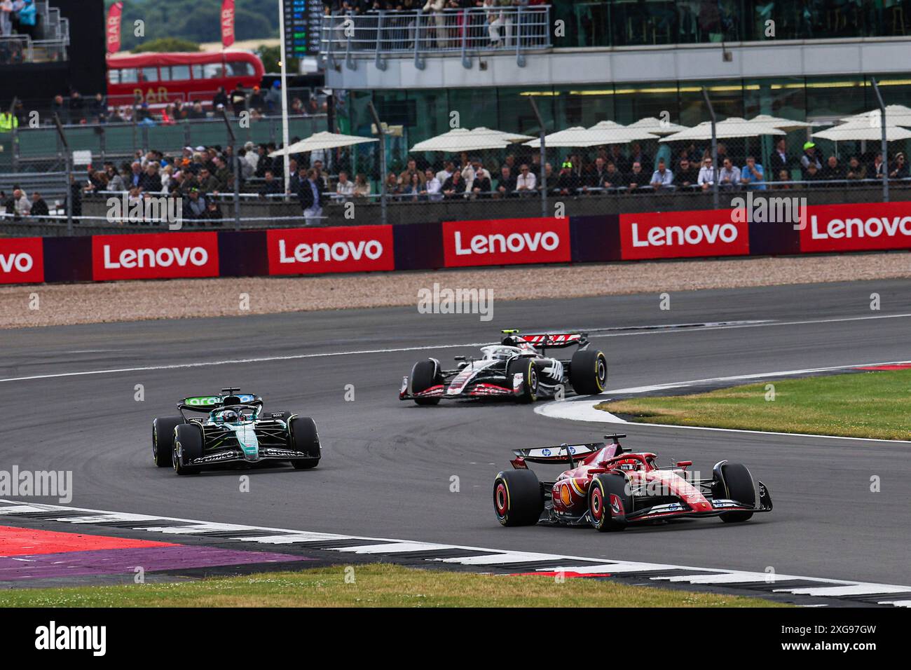 Silverstone, Great Britain. 7th July, 2024. #16 Charles Leclerc (MCO ...