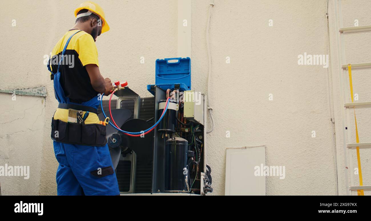 Proficient worker calibrating set of barometer indicators during ...