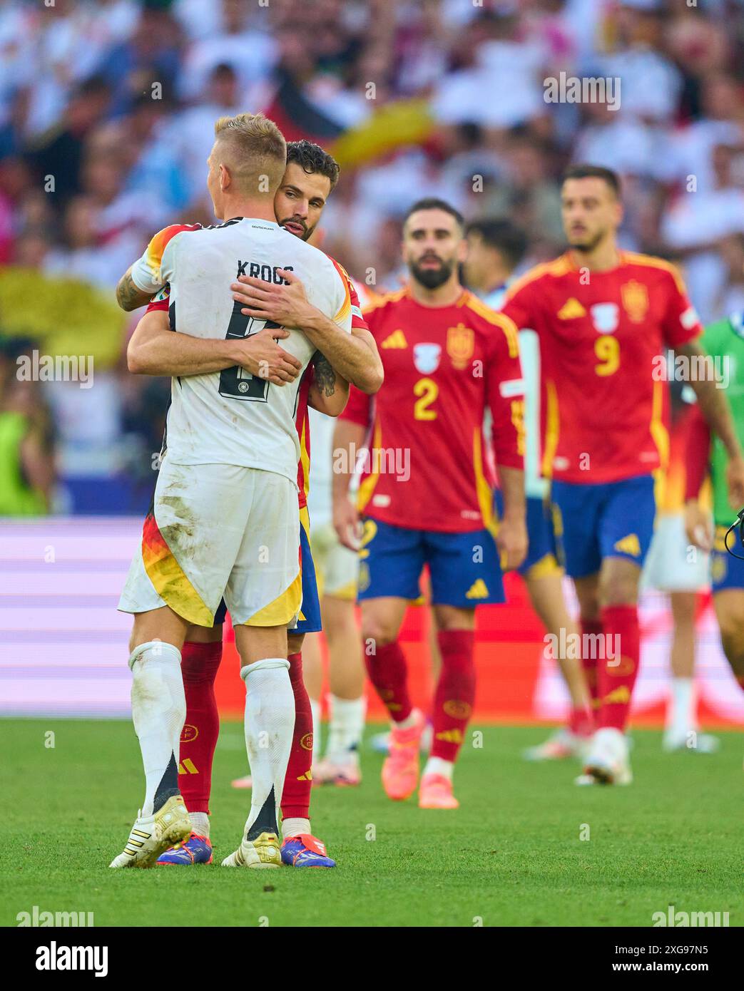 Toni Kroos, DFB 8 Nacho, ESP 4 after the quarter final match GERMANY ...