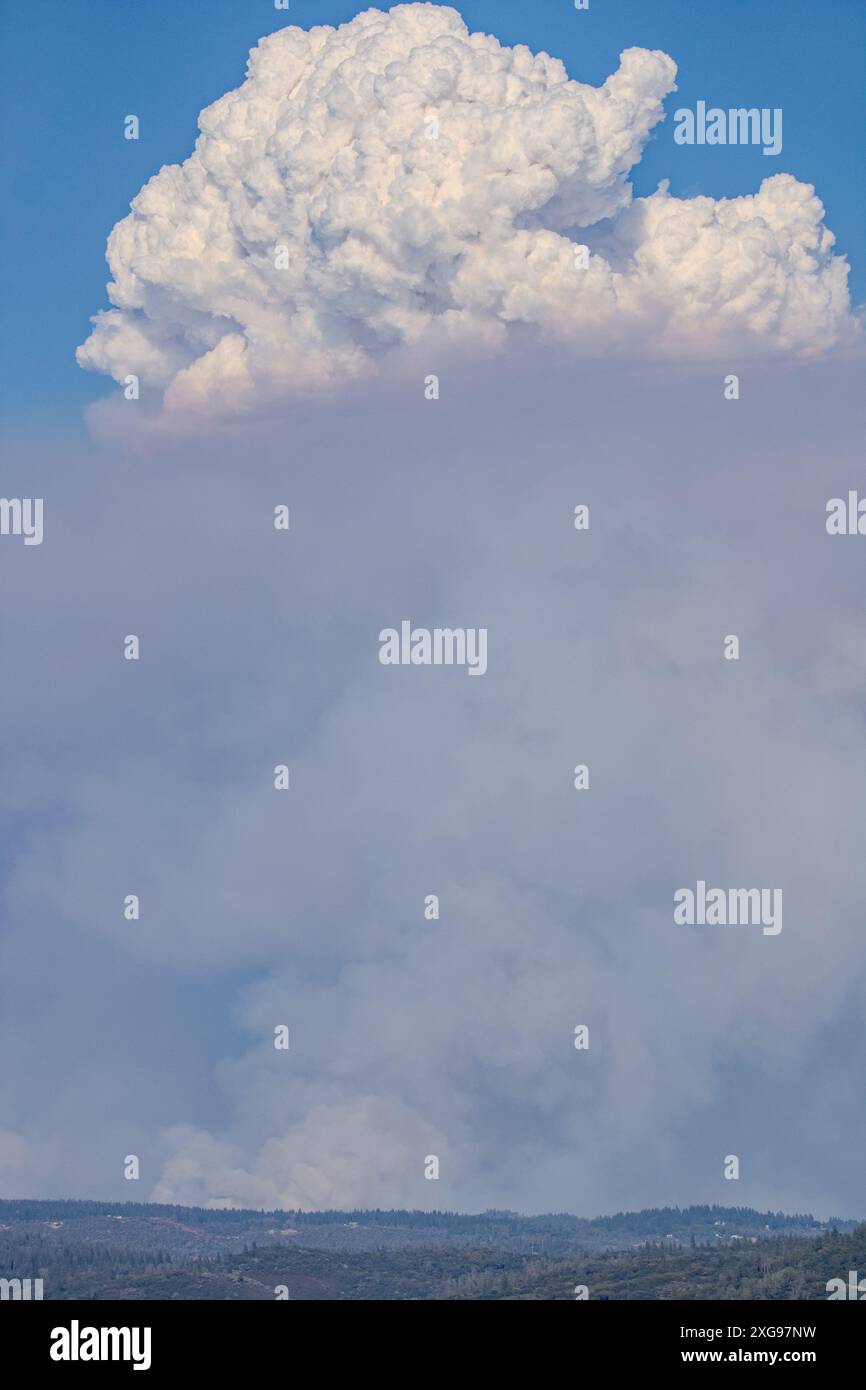 Foresthill Fire Stock Photo - Alamy