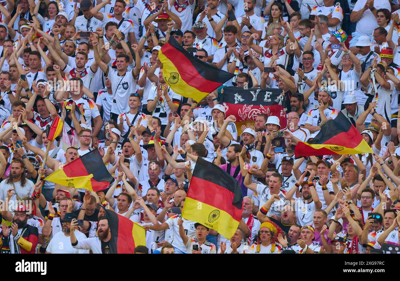DFB fans celebrate their team after the quarter final match GERMANY ...
