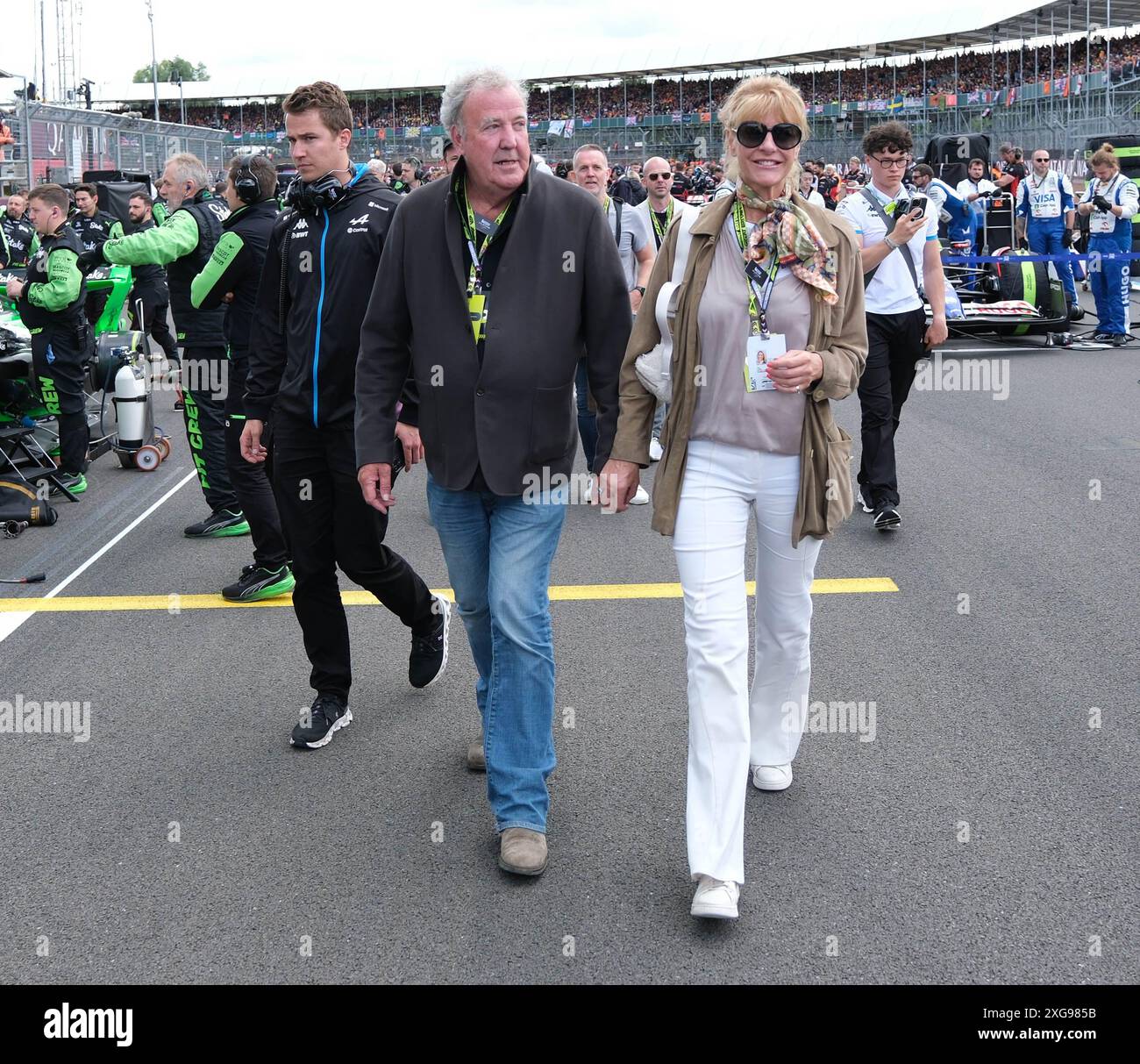 Silverstone Circuit, Northamptonshire, UK. 7th July, 2024. Formula 1 ...
