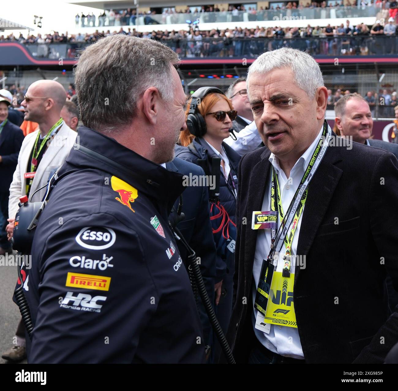 Silverstone Circuit, Northamptonshire, UK. 7th July, 2024. Formula 1 ...