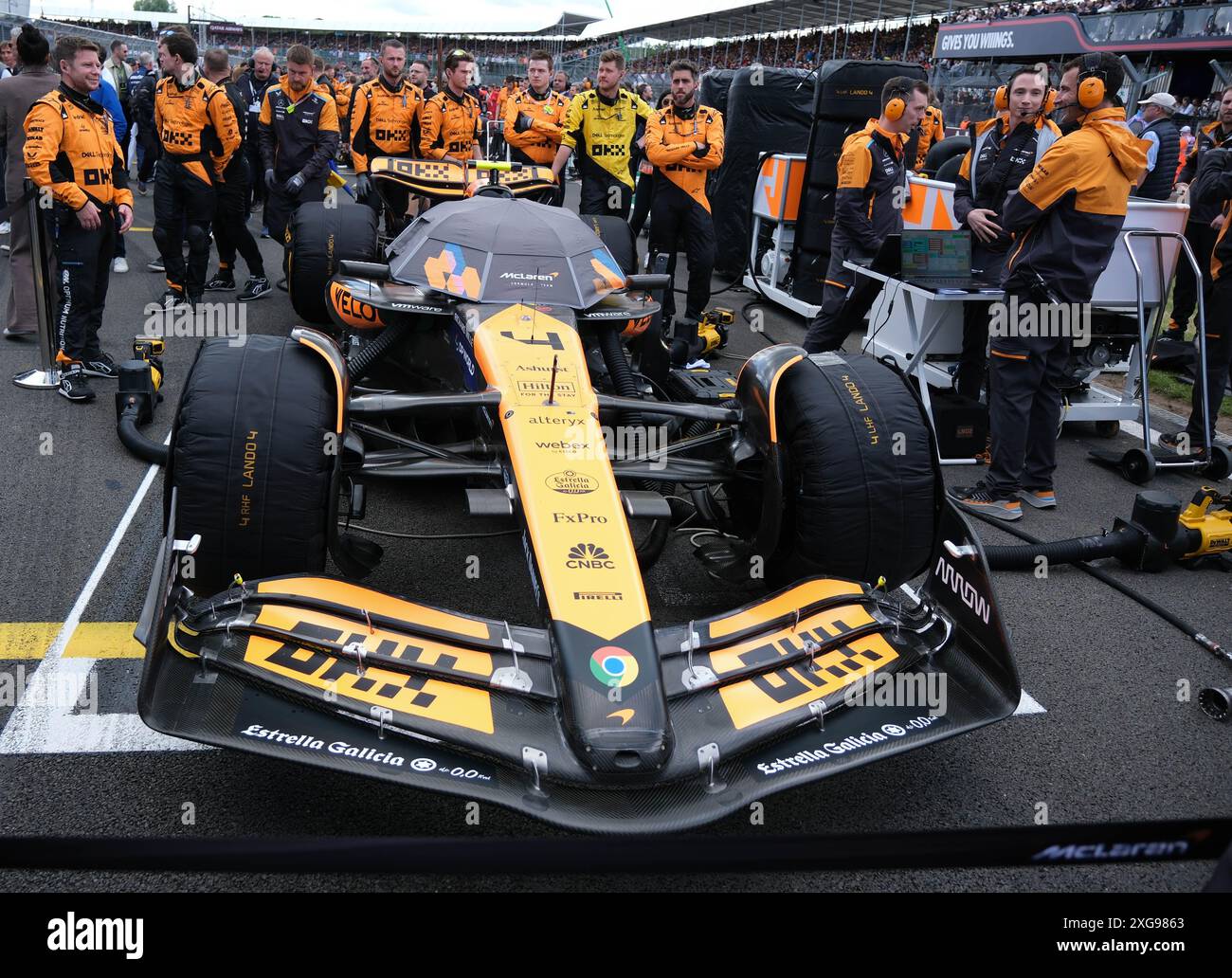 Silverstone Circuit, Northamptonshire, UK. 7th July, 2024. Formula 1 2024 Qatar Airways British ...