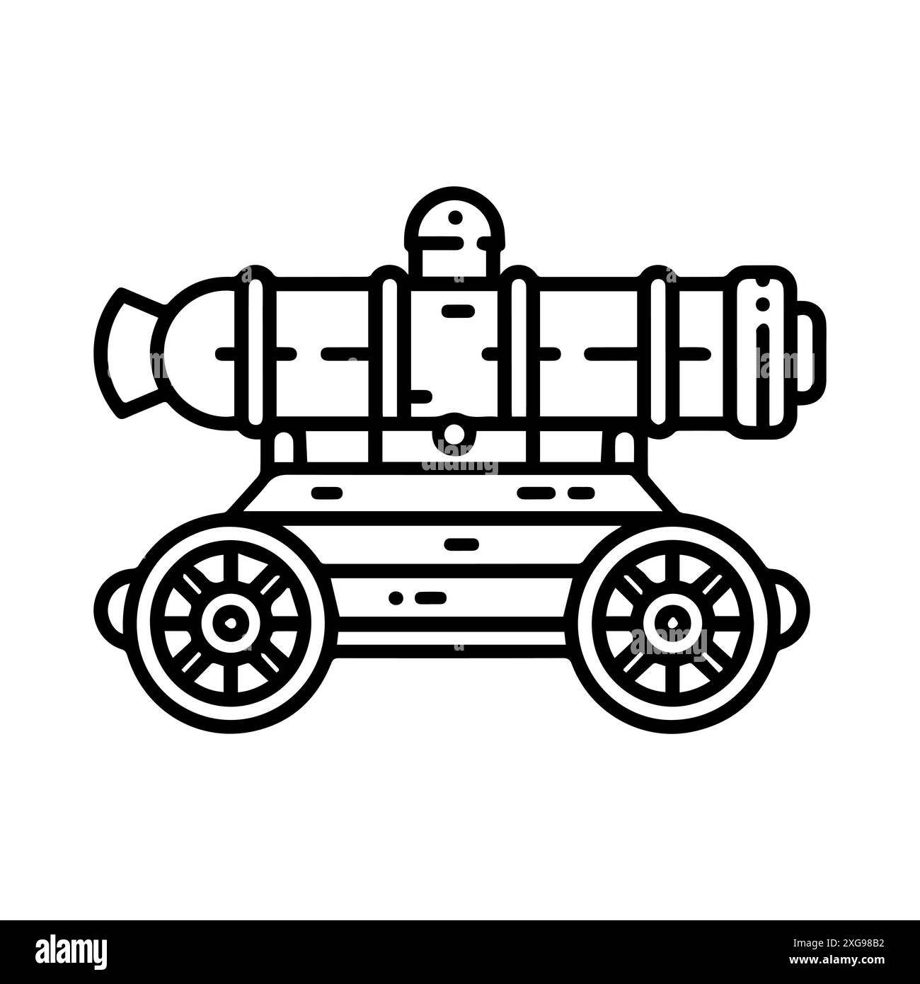 artillery icon or modern line symbol. Vector line art and icon design ...