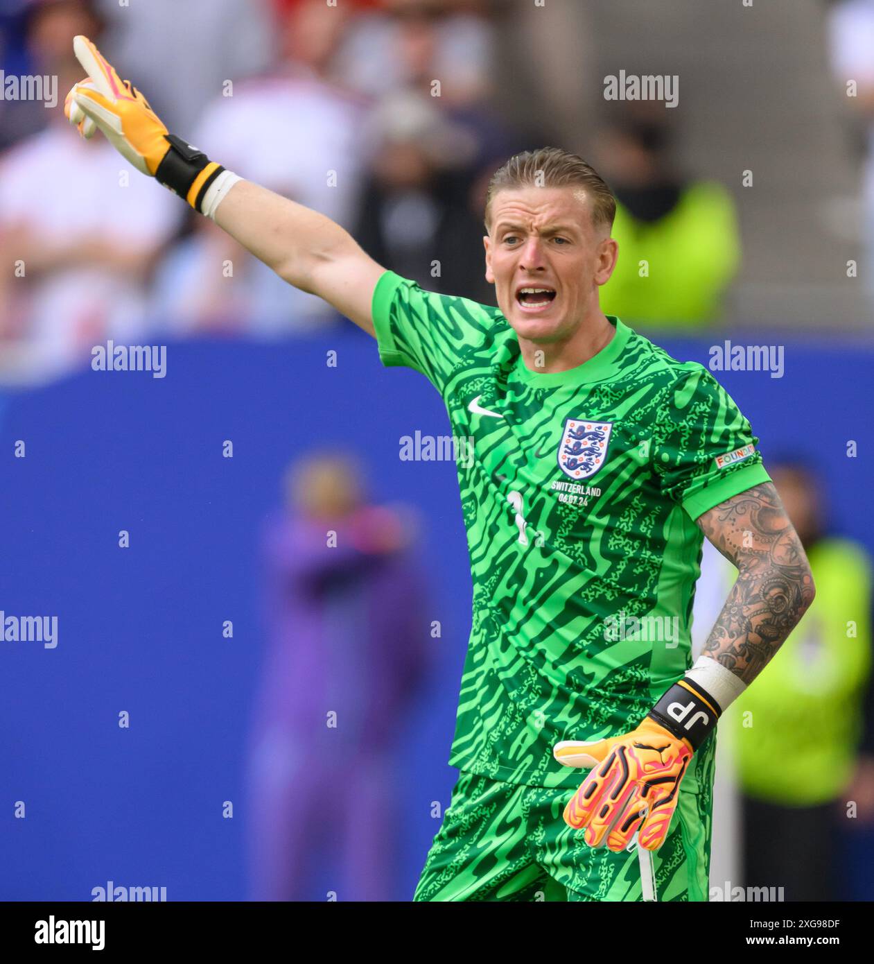Pickford england 2024 euro hi-res stock photography and images - Alamy