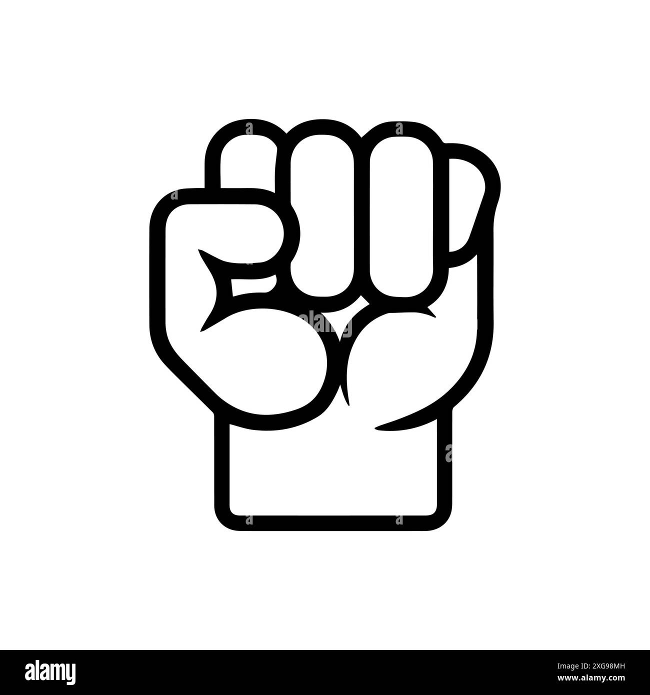 Finger punch icon Black and White Stock Photos & Images - Alamy