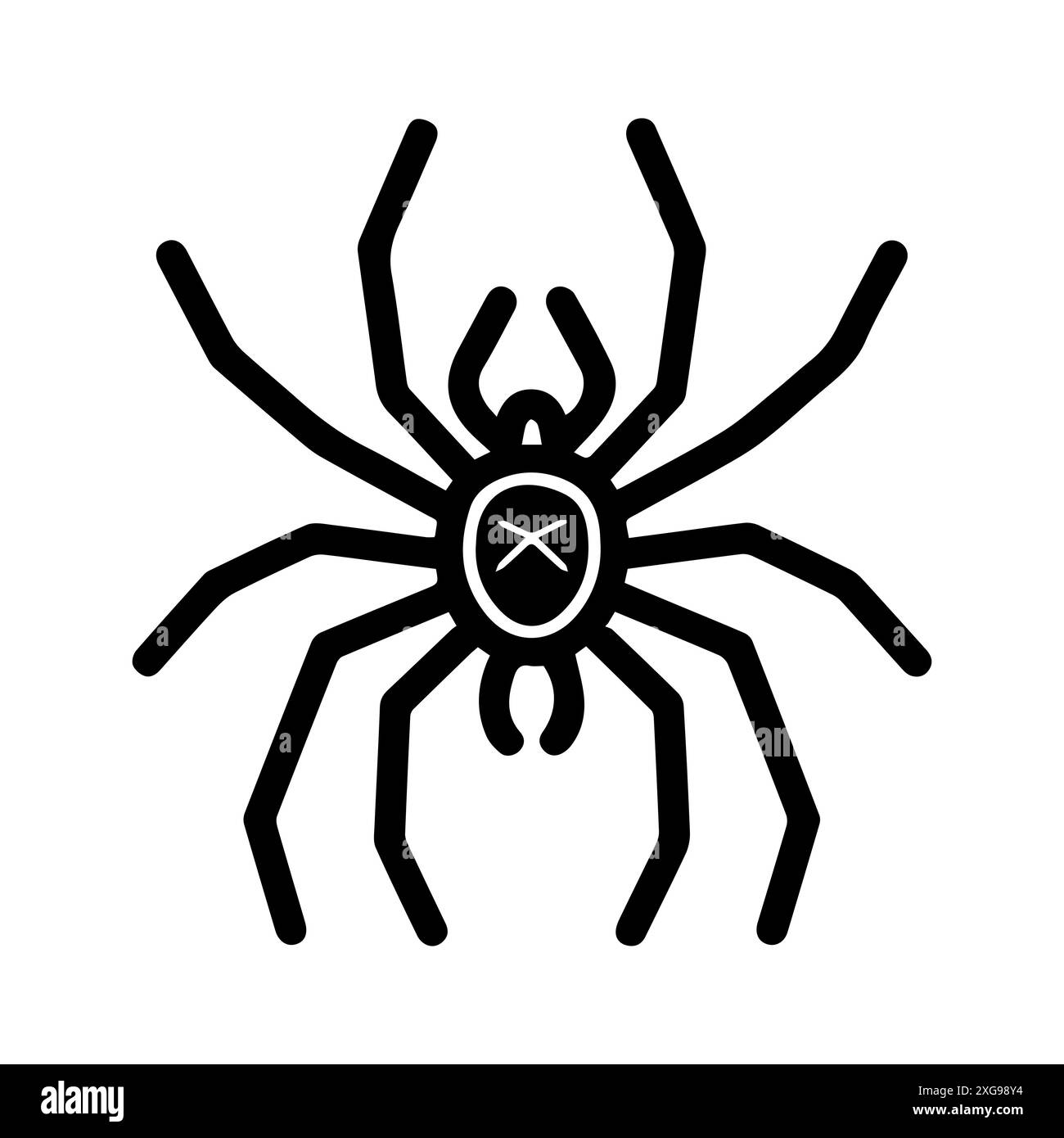 tarantula icon or modern line symbol. Vector line art and icon design ...