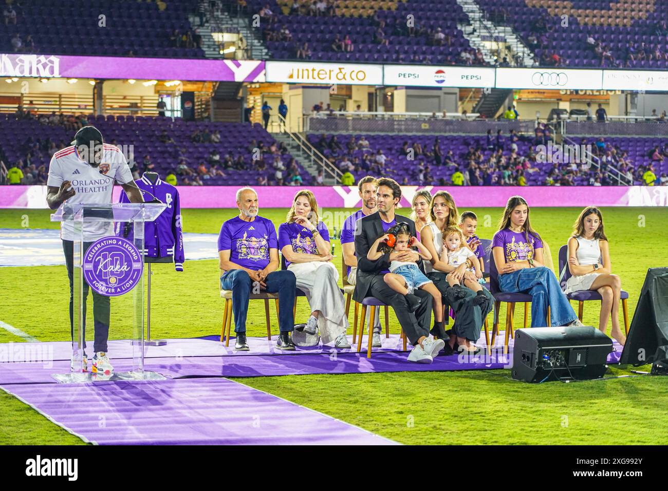 Orlando, Florida, USA, July 6, 2024, Sean Welcome speaking during the ...